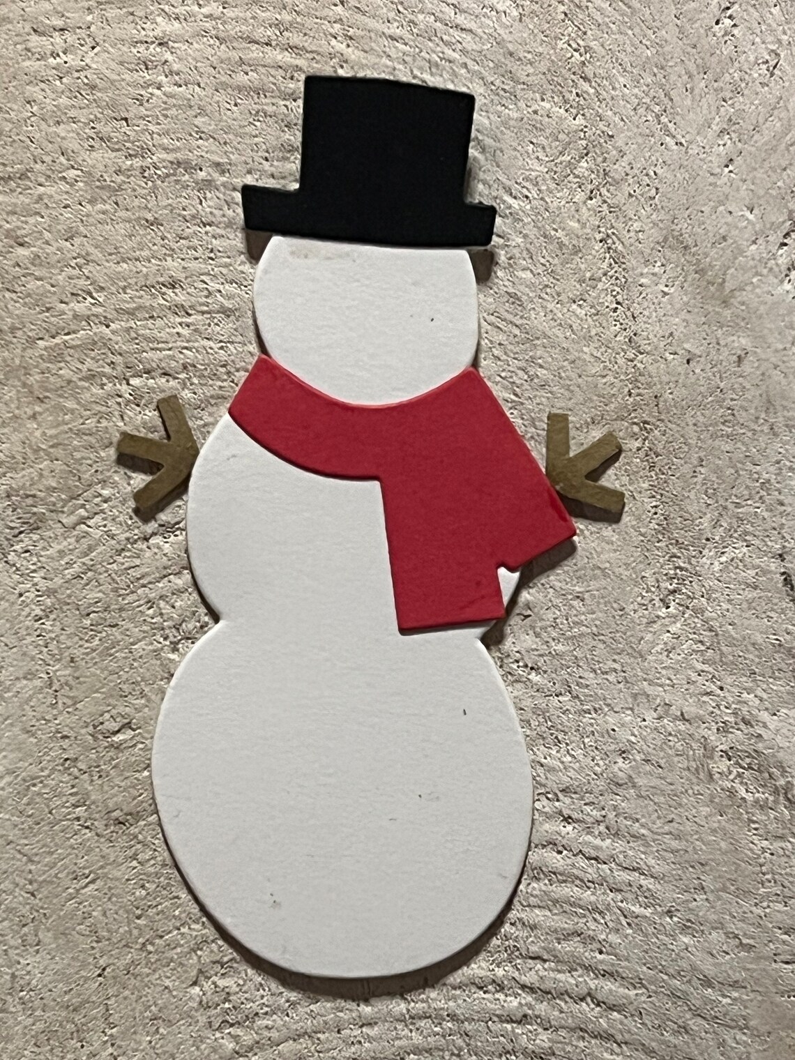 Snowman Shape Die Cut Build A Snowman - Etsy