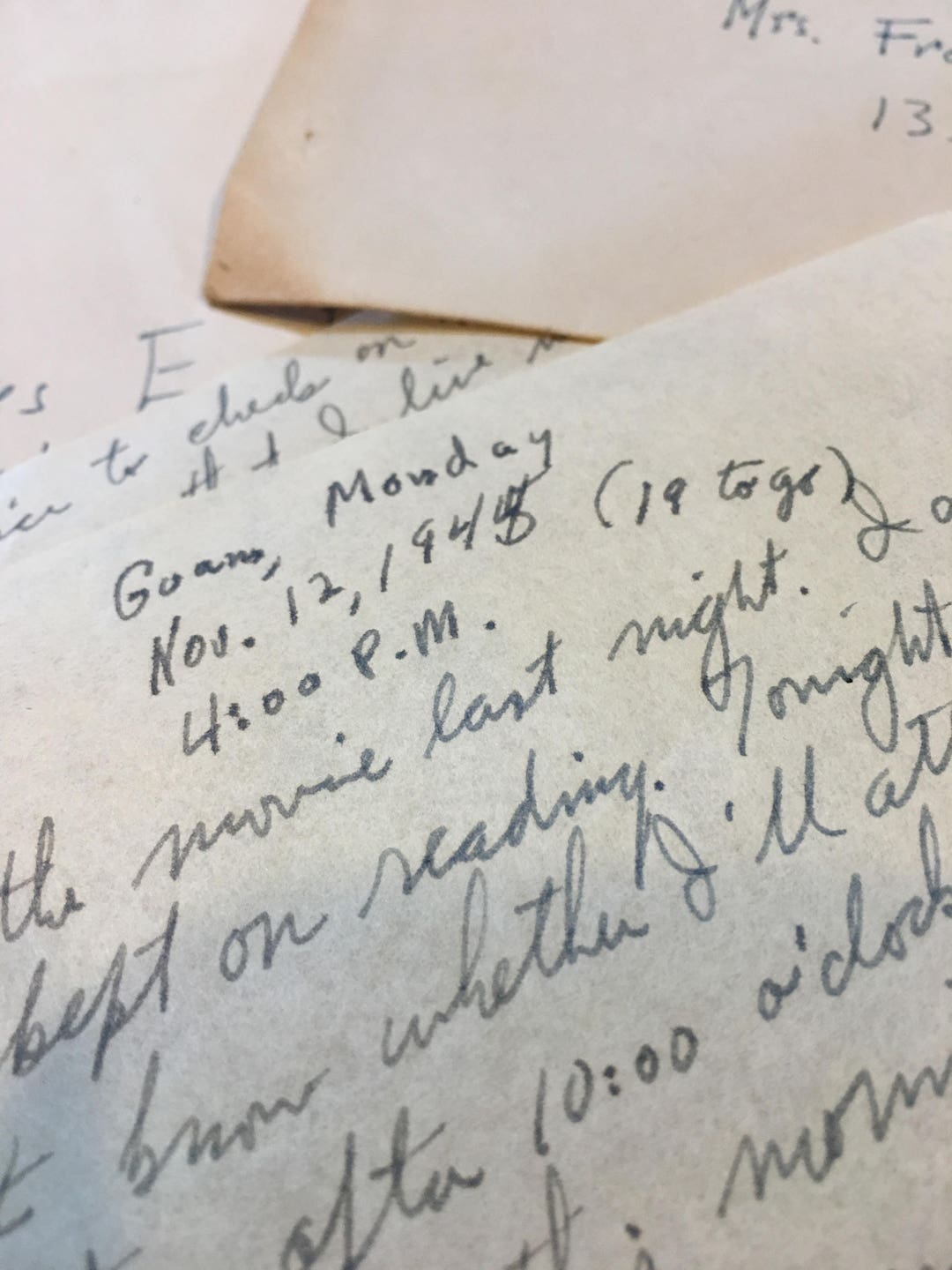 Vintage World War 2 Letters Set of 3 1945 Altered Art - Etsy