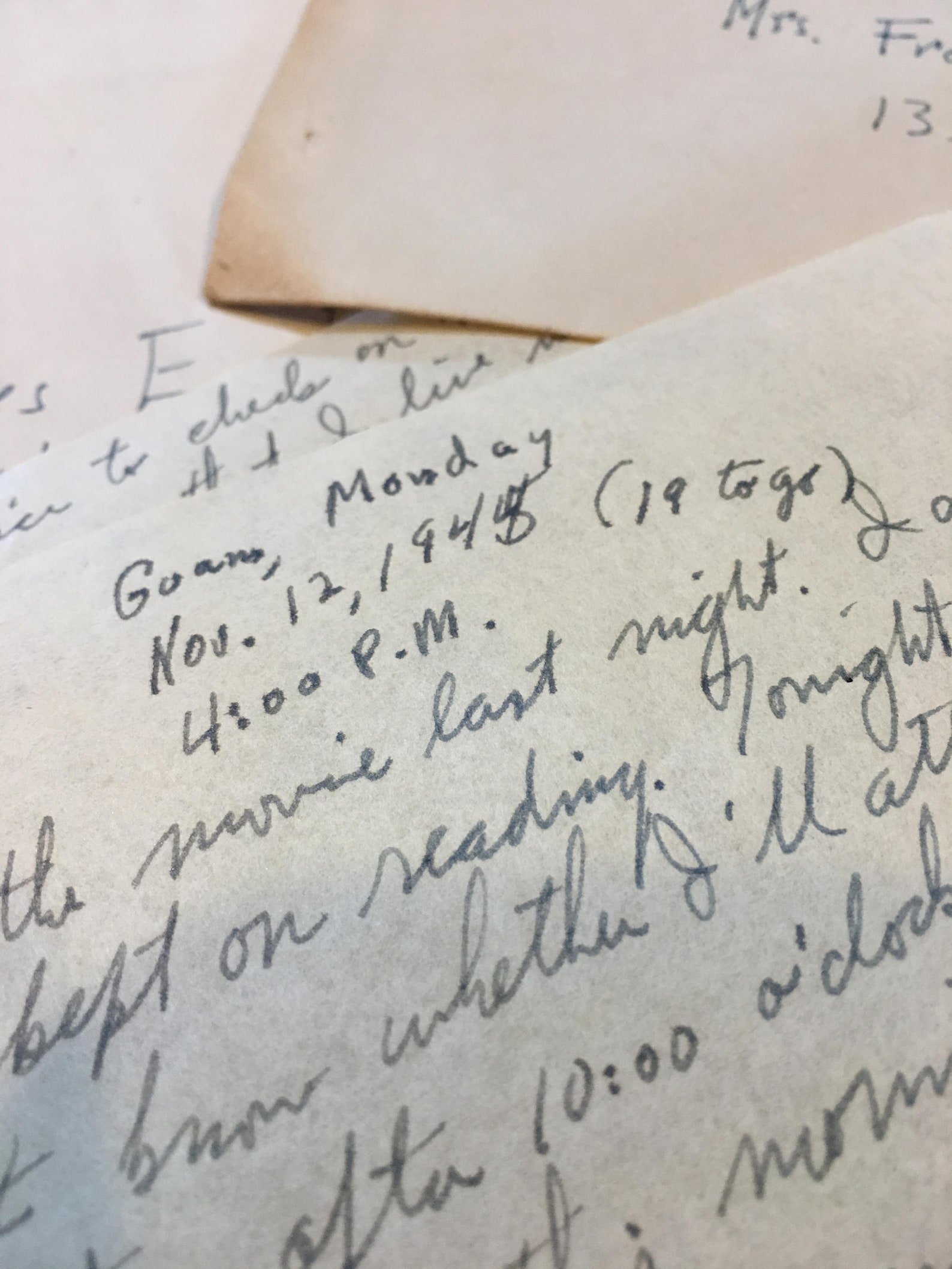 Vintage World War 2 Letters Set of 3 1945 Altered Art - Etsy