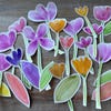 Floral Fodder - Collage- Watercolor- 20 Pieces - Etsy