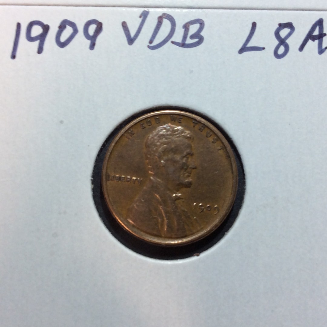 Authentic 1909 VDB Lincoln Penny With Super Detail and Great Color. - Etsy