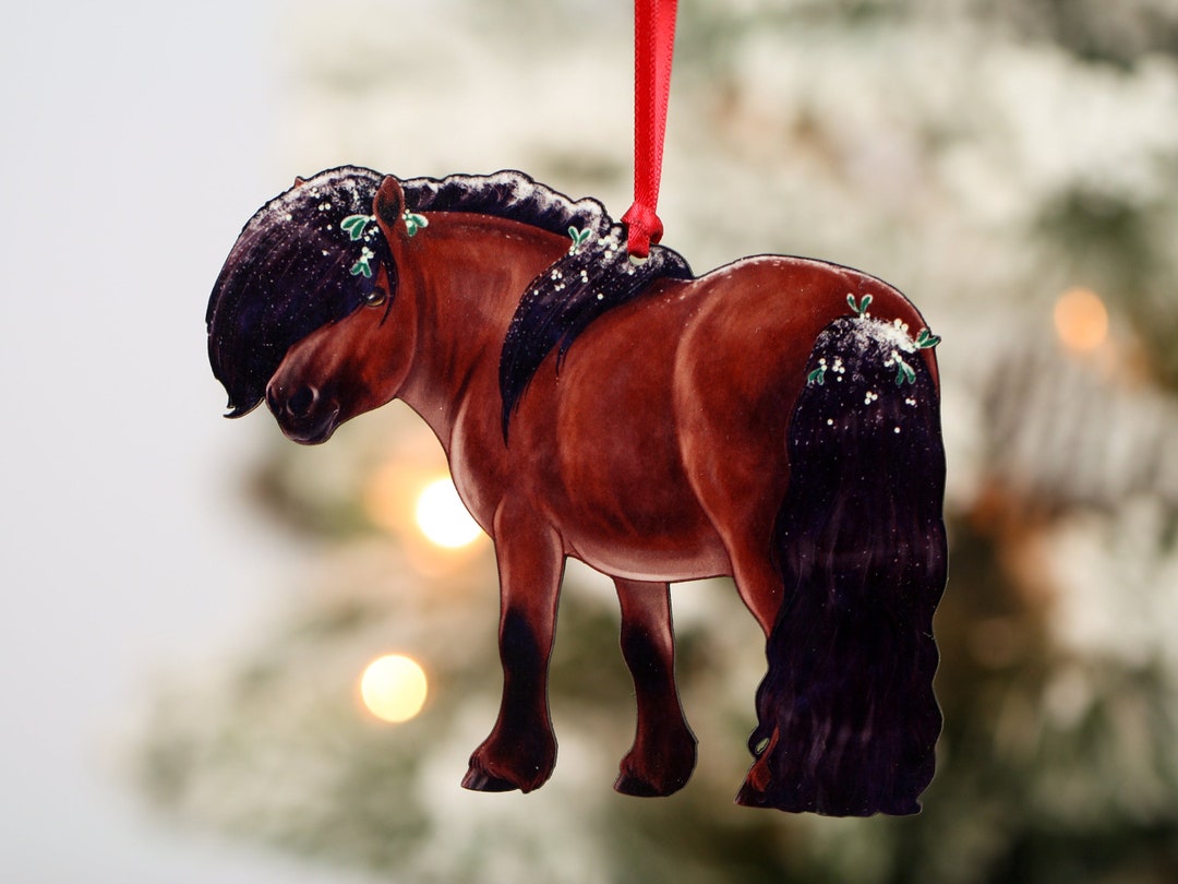 Pony Christmas Ornament, Pony Ornament, Horse Christmas Ornament ...