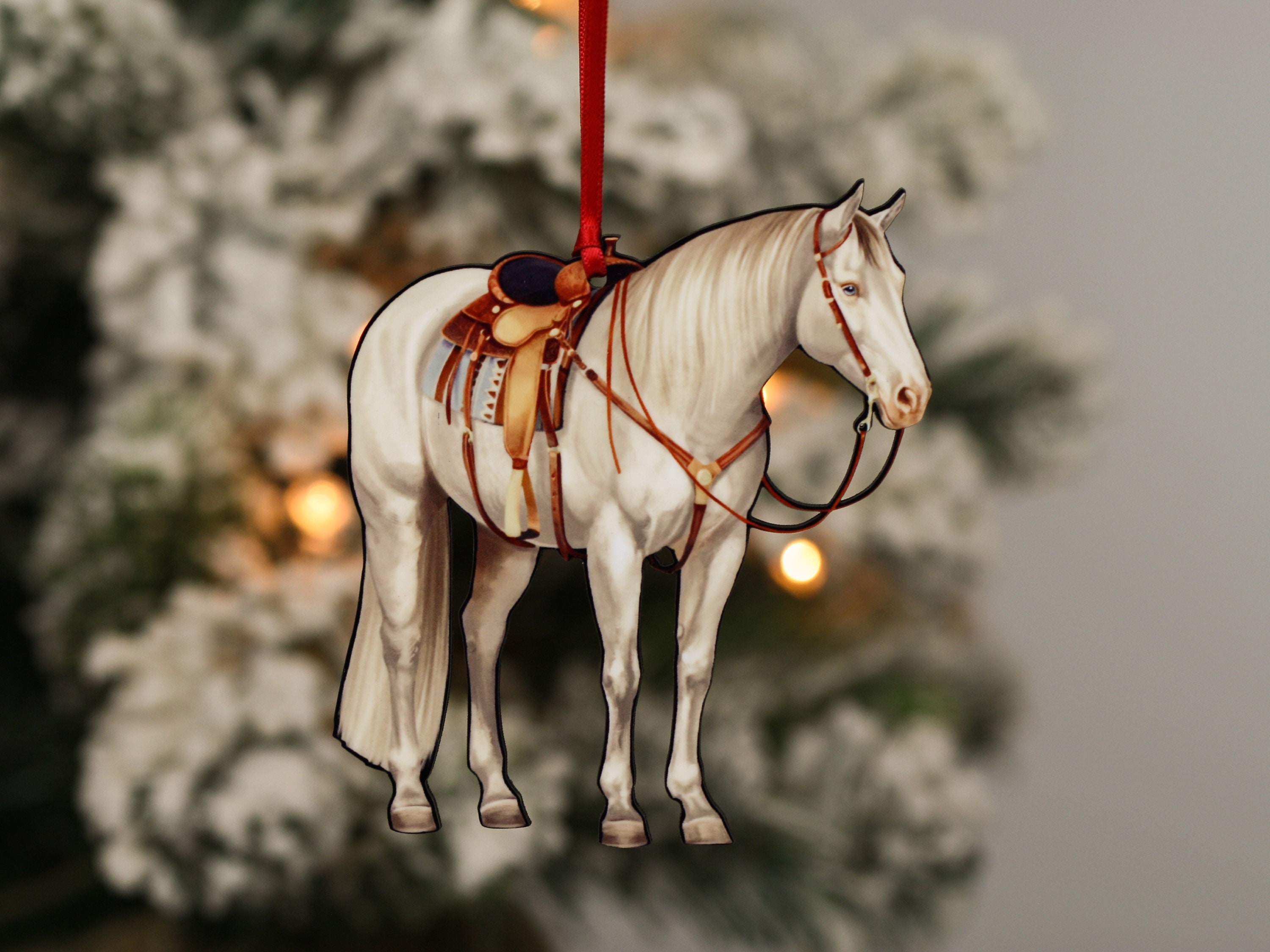 Silver Perlino Horse