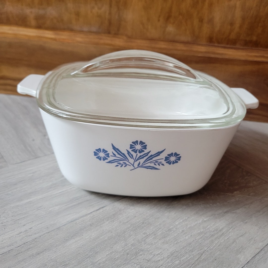 Corning Blue Cornflower Pyroceram A 6 Casserole RARE - Etsy