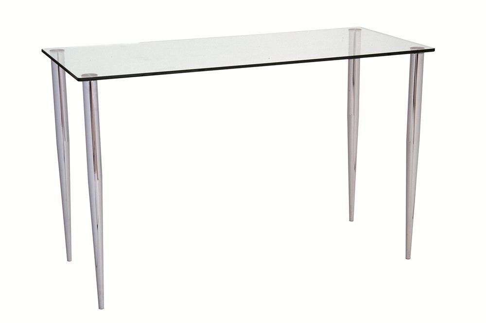 Slender Pin Leg Glass Dining Table 120cm X 60cm - Etsy