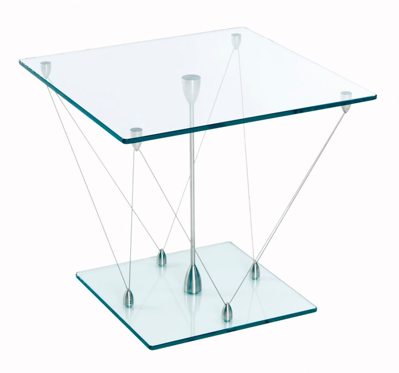 Tensegrity Glass and Wire Coffee Table - Etsy