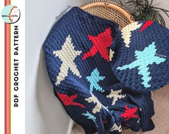 Crochet Starry Night Blanket - Etsy