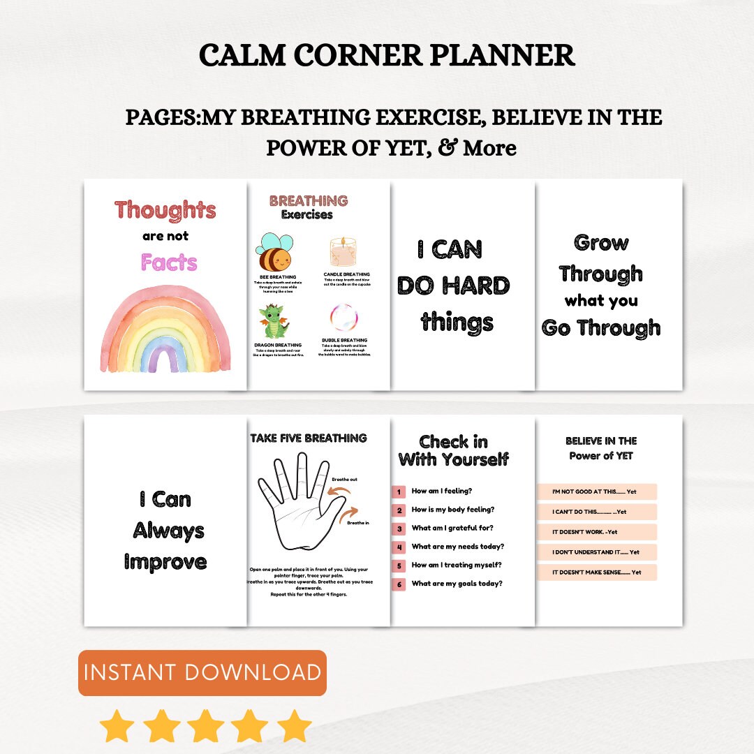 Calm Corner Art Print, Meditation Wall Decor, Tranquil Space Poster ...