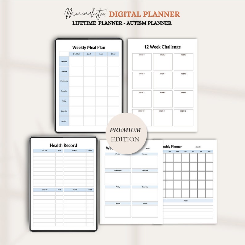 Neurodiversity Daily Planner for Autism Awareness and Support - Etsy