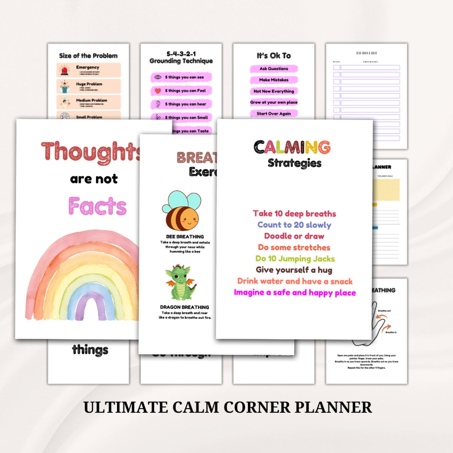 Calm Corner Art Print, Meditation Wall Decor, Tranquil Space Poster ...