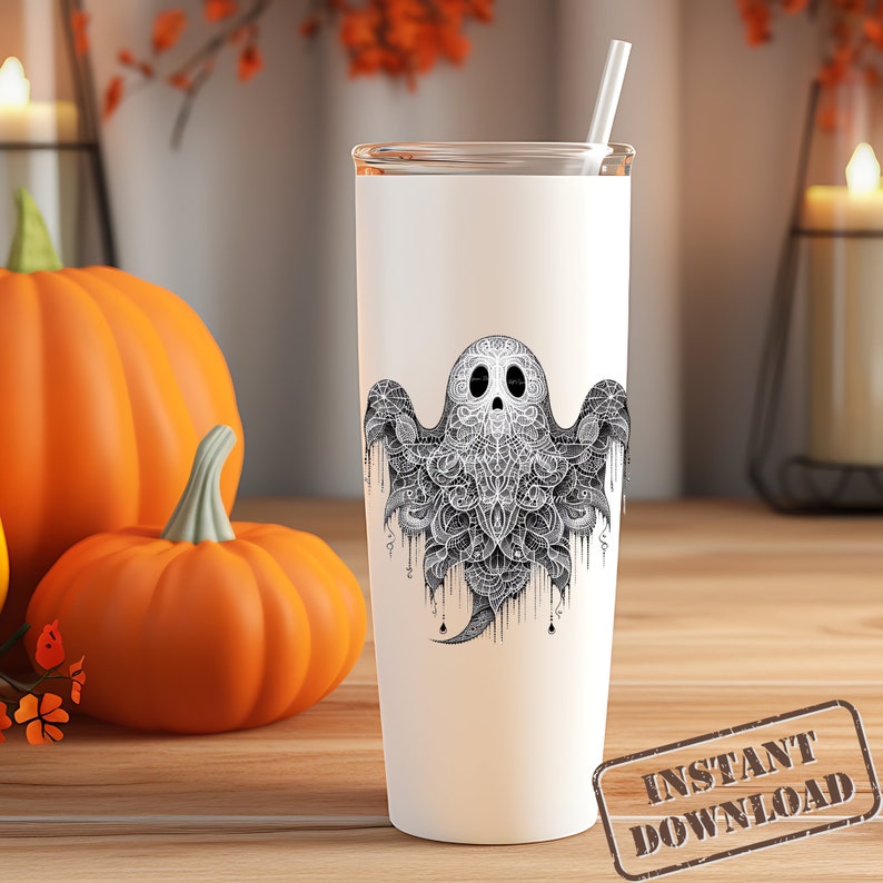 Cute Ghost Lace Digital Design PNG, Halloween Boo Lace - Etsy