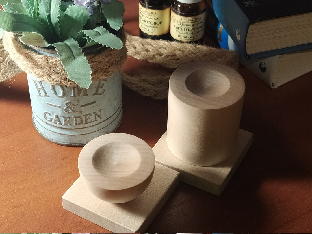Wooden Essential Oil Diffusers. the Set of Hemispherical and - Etsy
