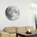 Moon Wall Decal Bedroom Wall Sticker Realistic Moon Living - Etsy