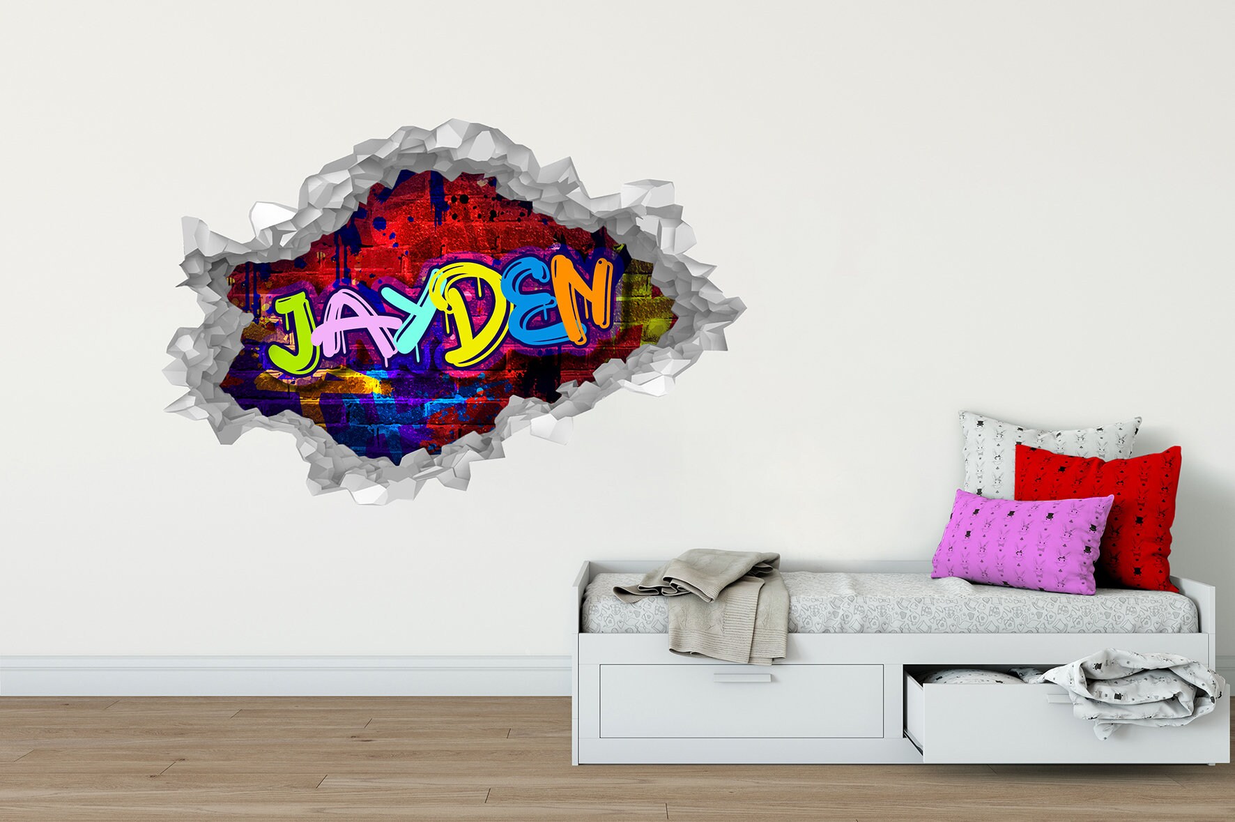 NEW Graffiti Decal Sticker Name Decal Name Stickers Name - Etsy