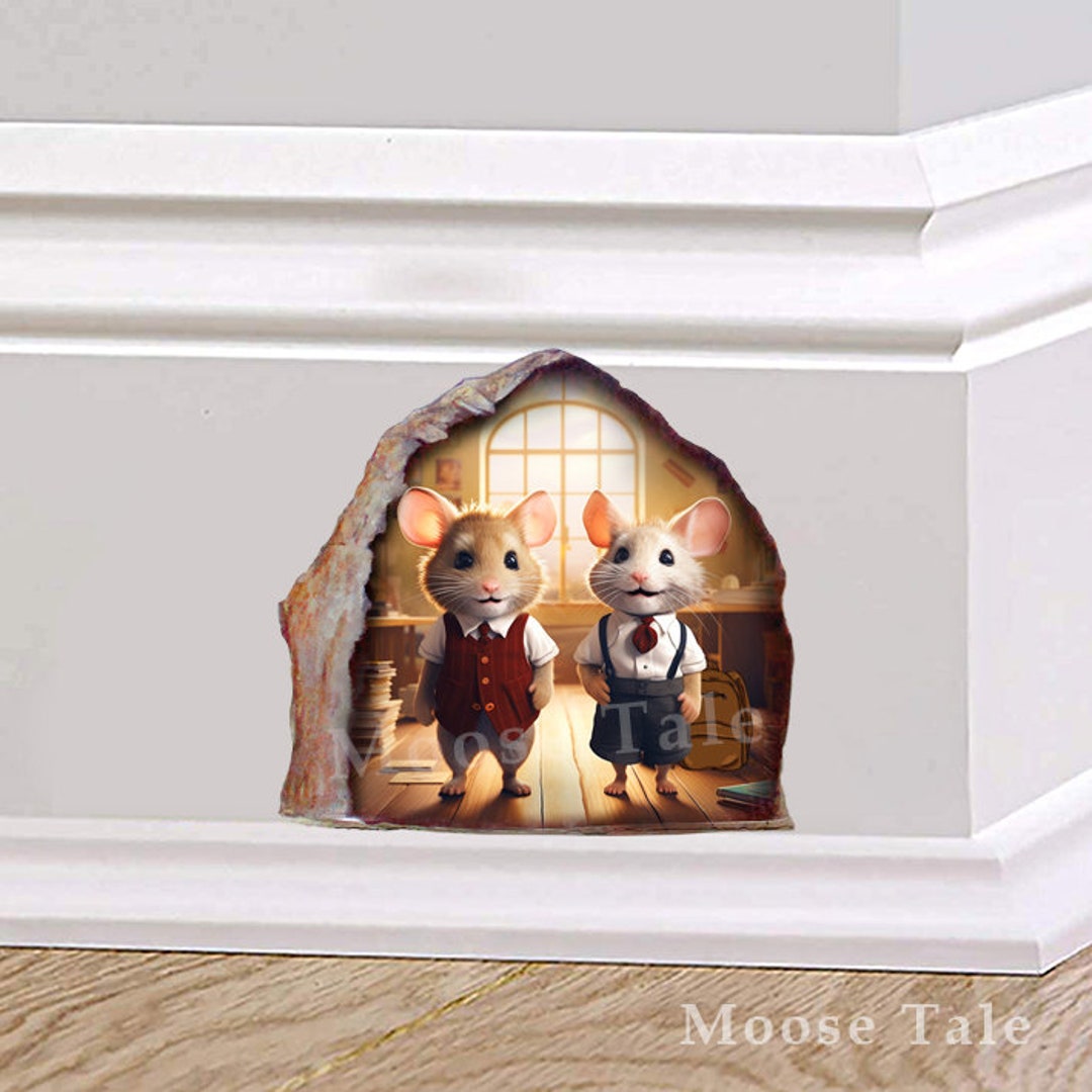 Schoolmates Gift Sticker Back to School Mouse With Backpack School ...