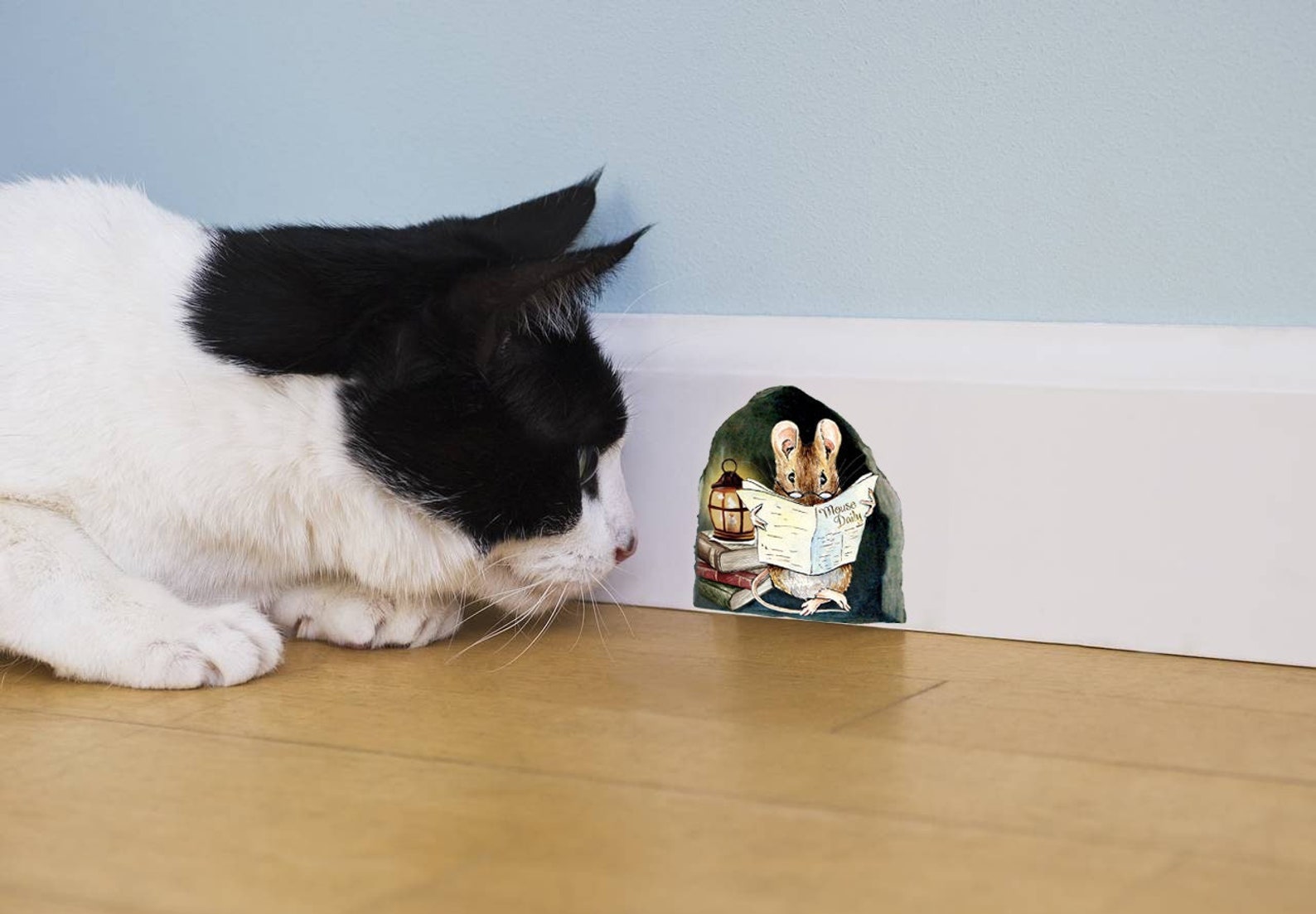 Baseboard Stickers Mouse Door Wall Decal for Playroom Kids | Etsy