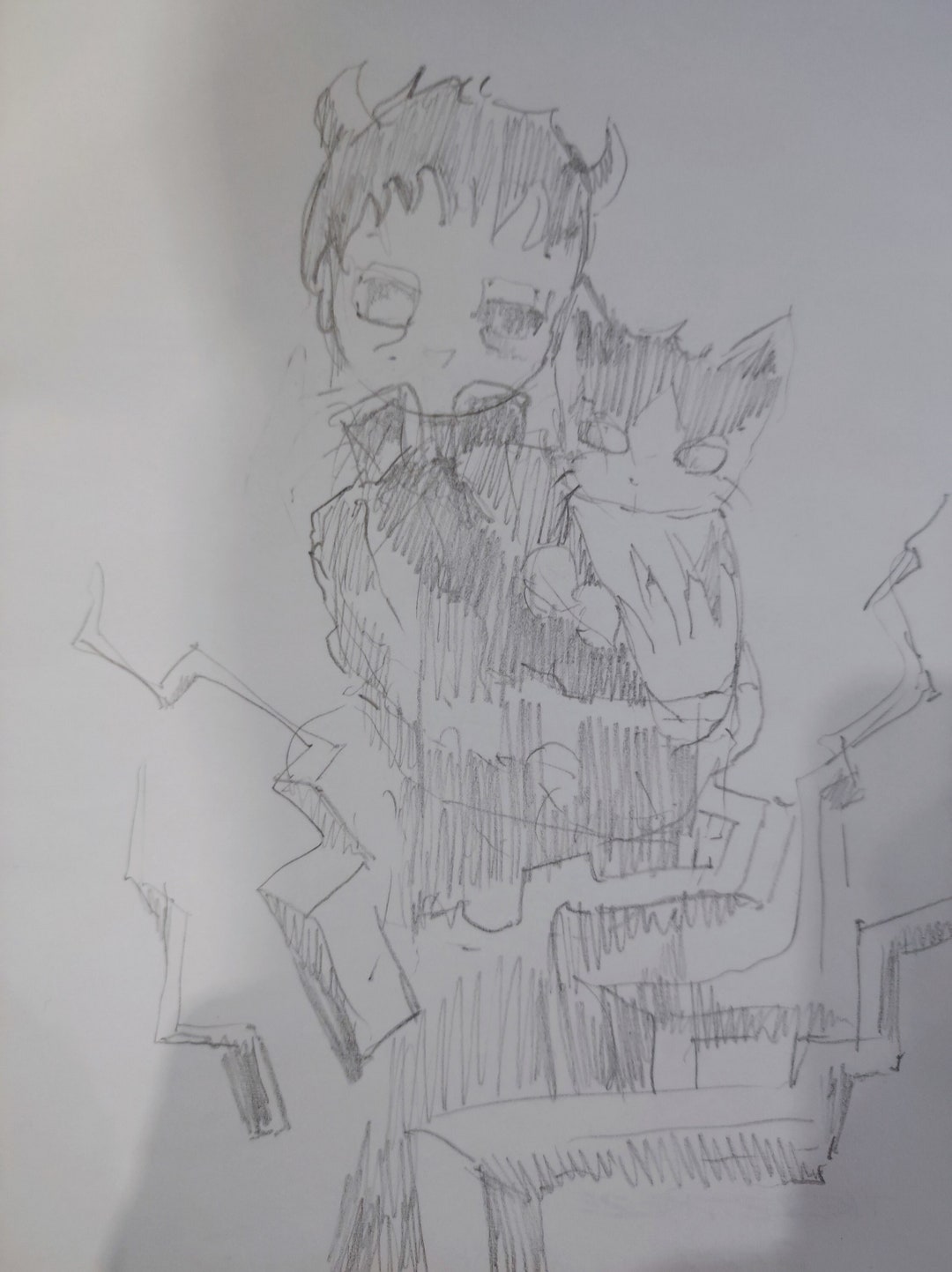 Necromancer Sorcerer Chibi Custom Original Drawing - Etsy