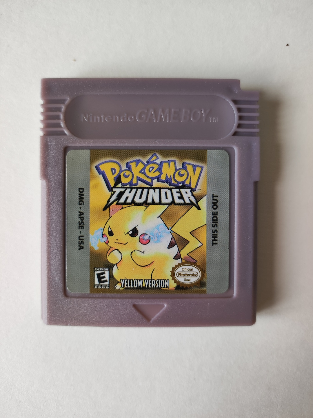 Pokemon Thunder Yellow Version for Nintendo Gameboy Color Console - Etsy