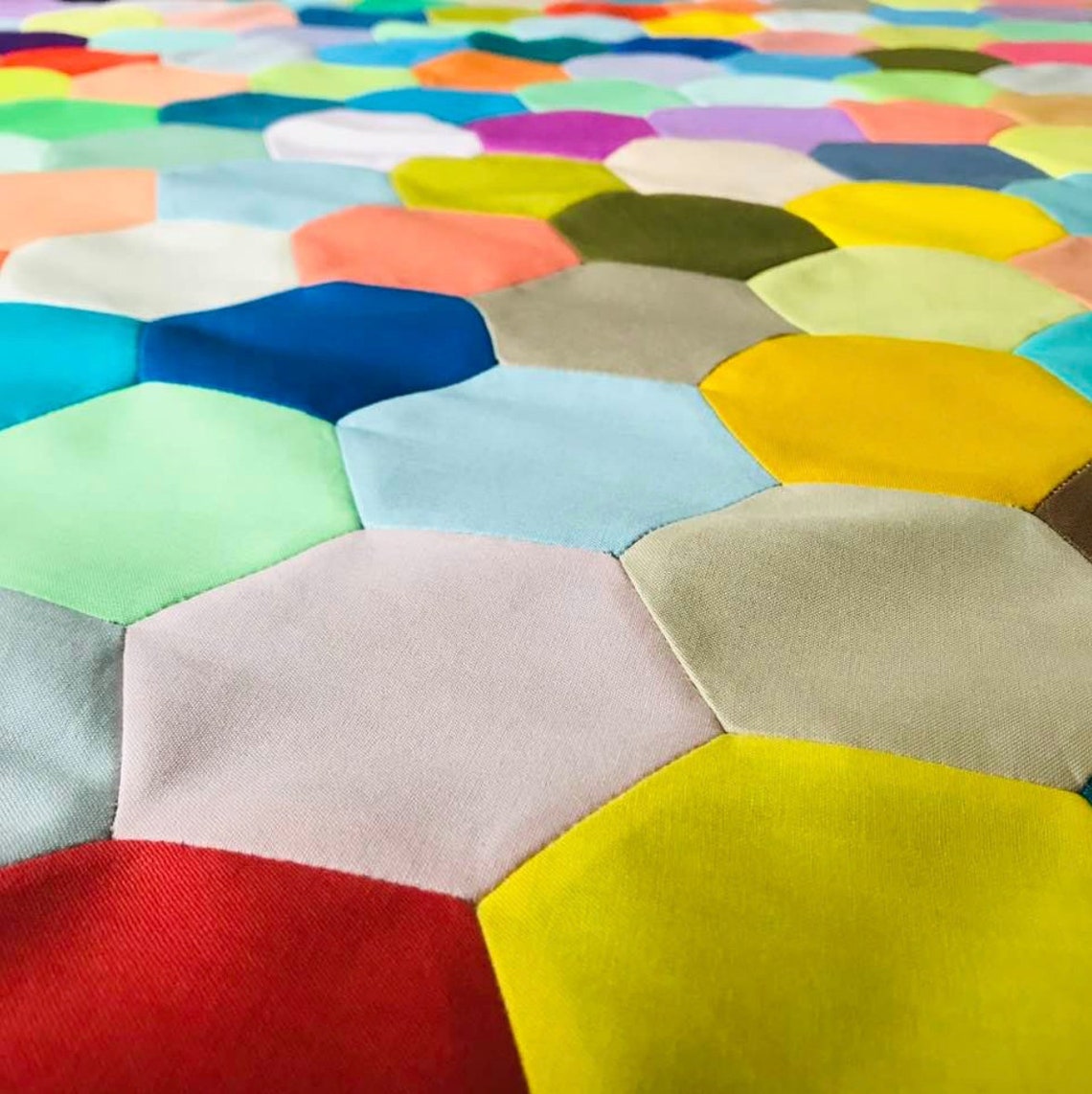 EPP Quilt Kit for Modern Contemporary Quilt, EPP, English Paper Piecing ...