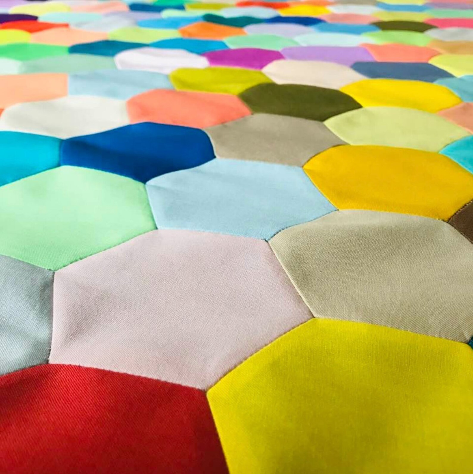 EPP Quilt Kit for Modern Contemporary Quilt, EPP, English Paper Piecing ...