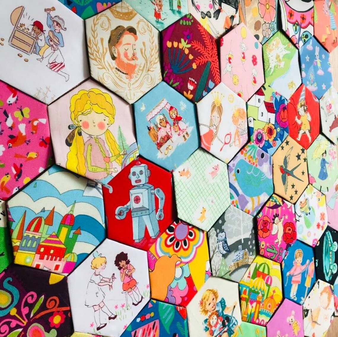 Patchwork EPP Quilt Kit for Kids / Child's Quilt / - Etsy