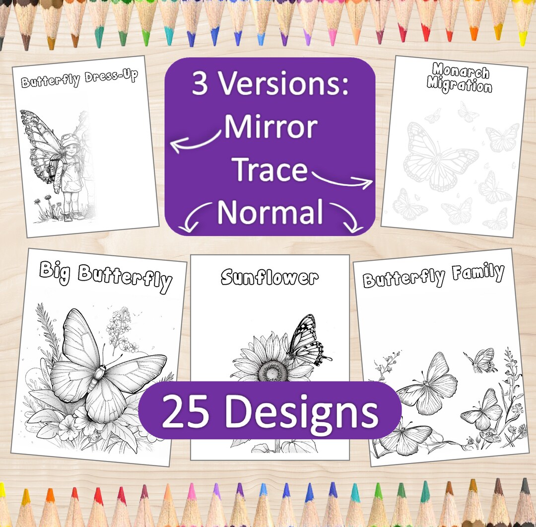 Butterfly Coloring Pages | Fun, Engaging Children Coloring Activity ...