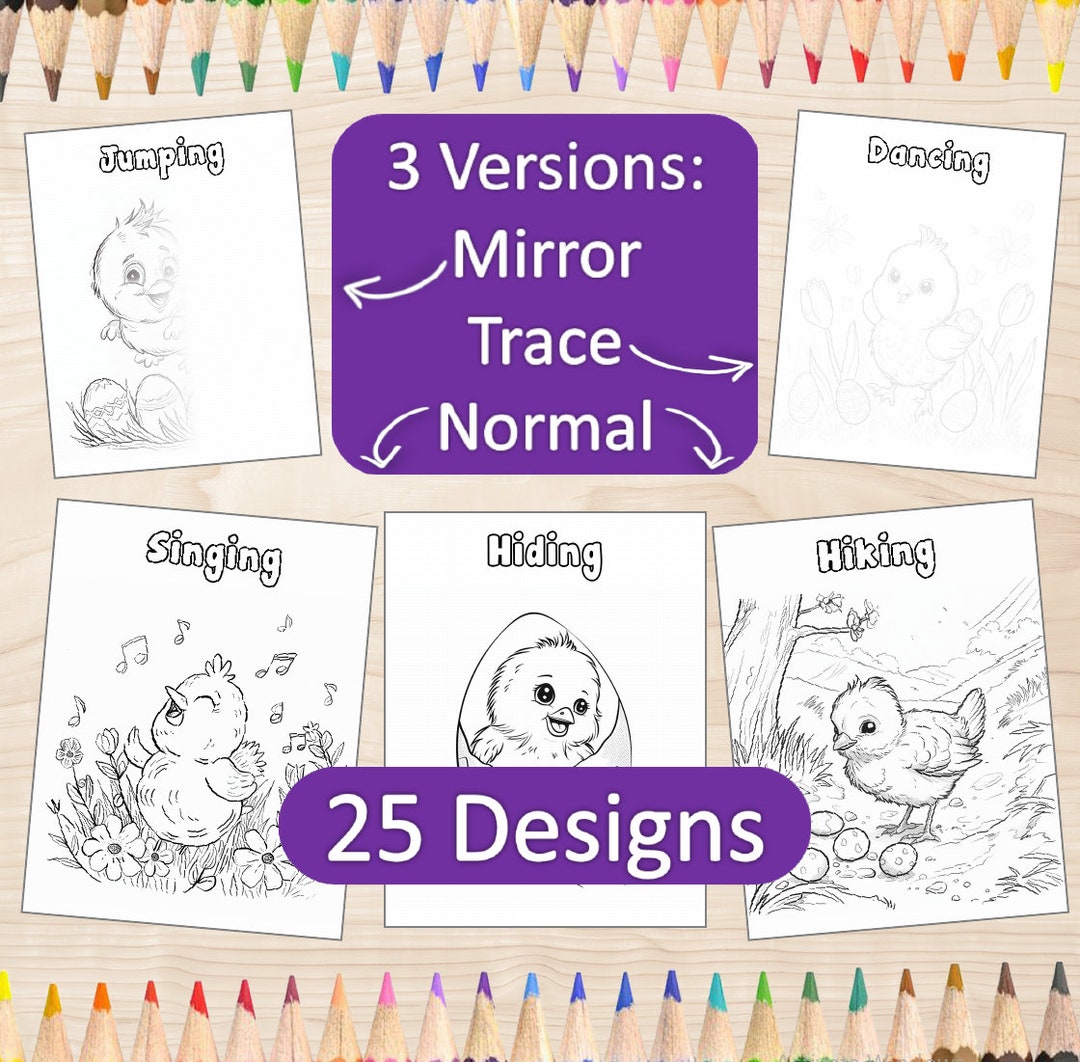 Easter Chick Coloring Book | Fun Easter Activities for Children ...