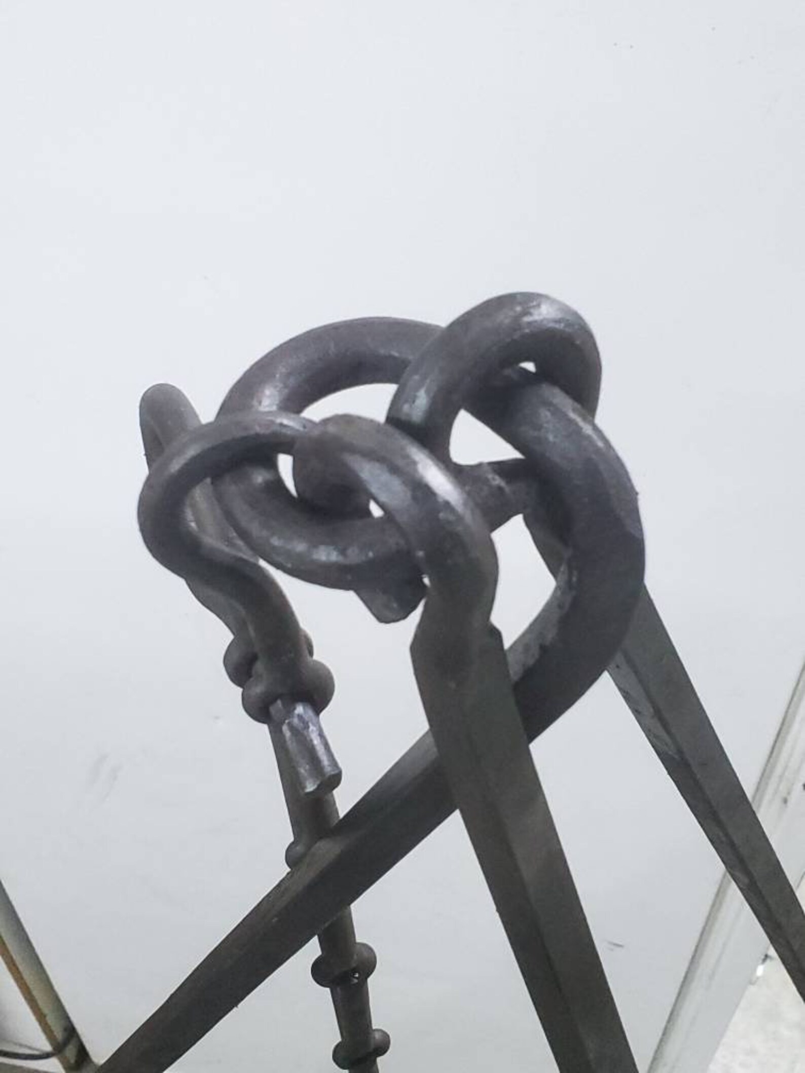 Blacksmith Forged Cooking Tripod and Trammel Hook. Campfire - Etsy