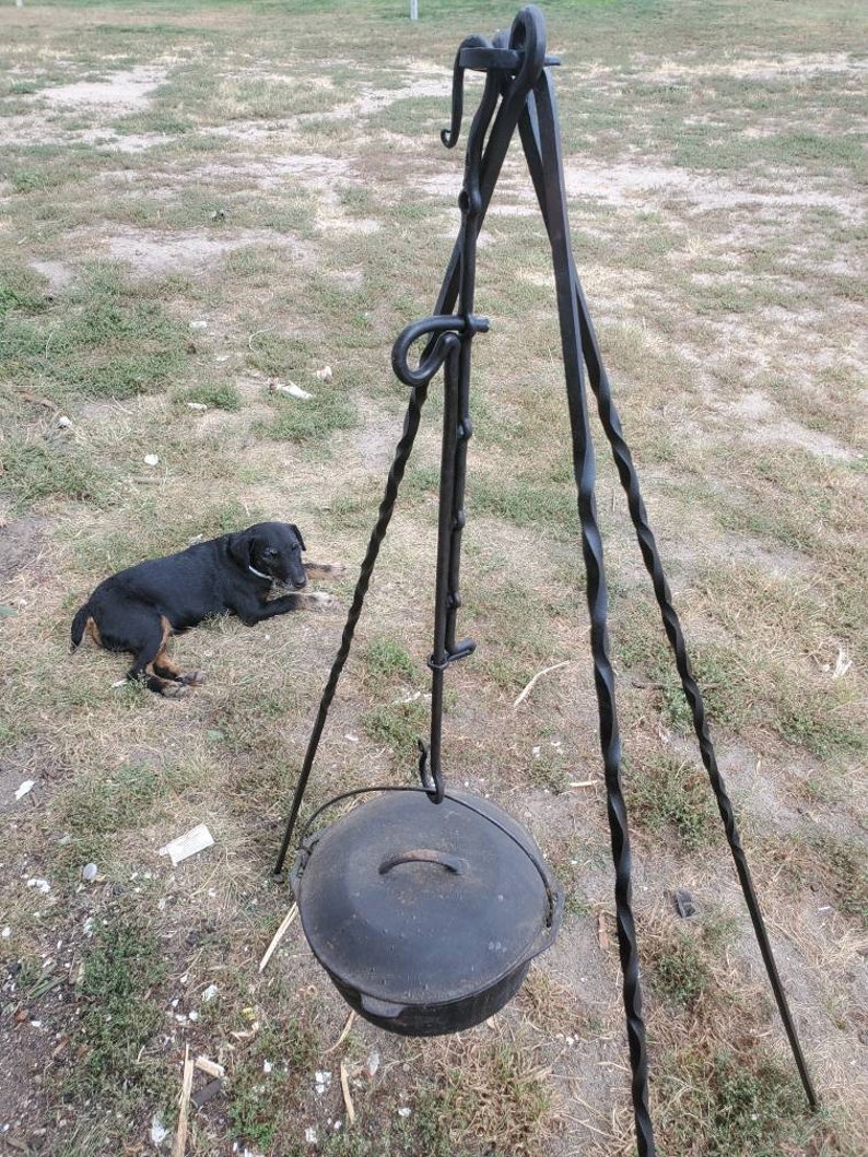 Adjustable Trammel Hook Dutch Oven Hanger Pot Hook. - Etsy