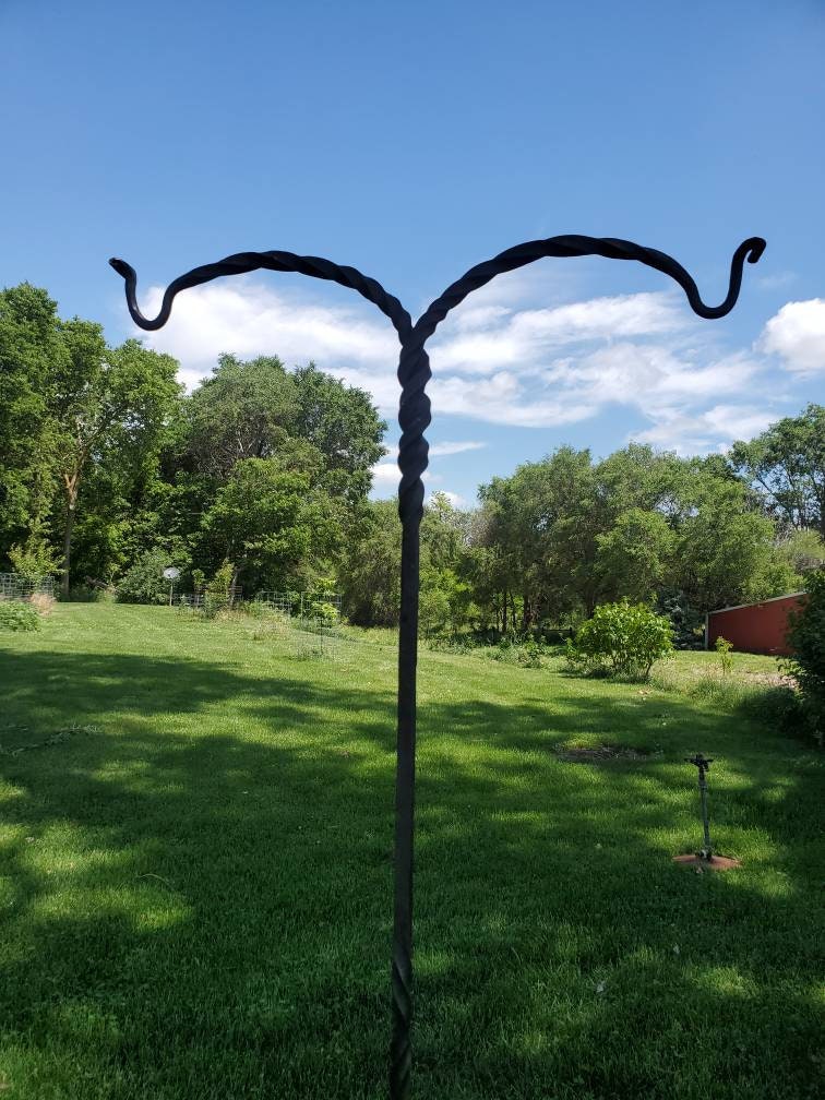 Sheppard's Crook Plant Hanger Double Plant Hanger - Etsy UK