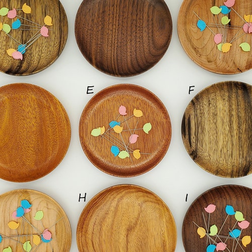 Magnetic Wood Pin Dish sewing Quilting Quilt Notions Pins - Etsy