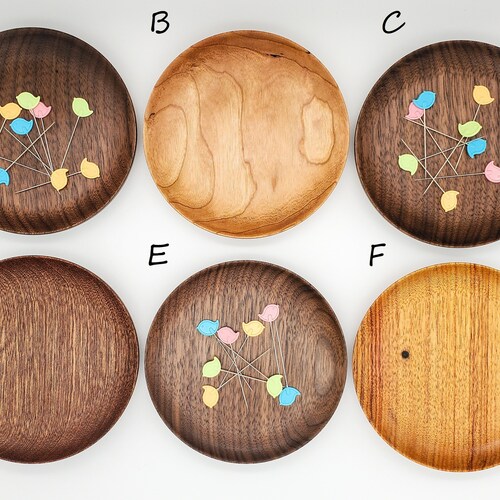 Magnetic Wood Pin Dish sewing Quilting Quilt Notions Pins - Etsy