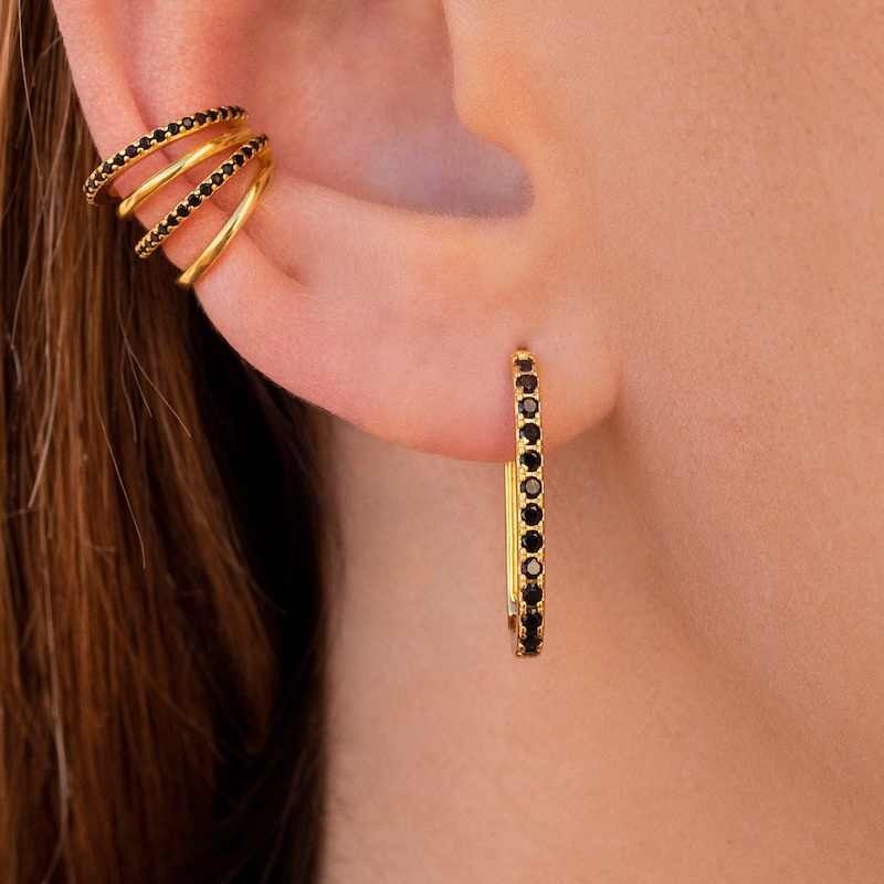 Rectangle Hoops - Etsy