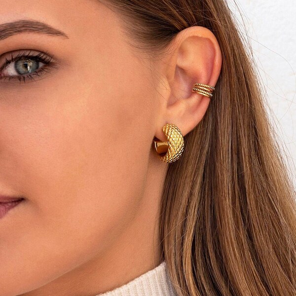 Snakeskin Earrings - Etsy