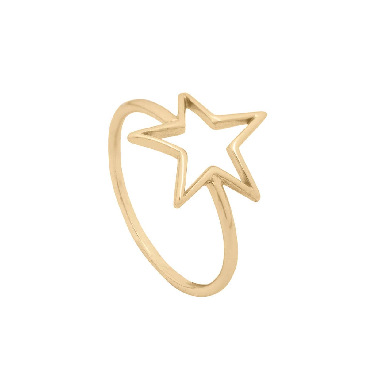 Dainty & Minimalist Cut Out Star Ring - Etsy