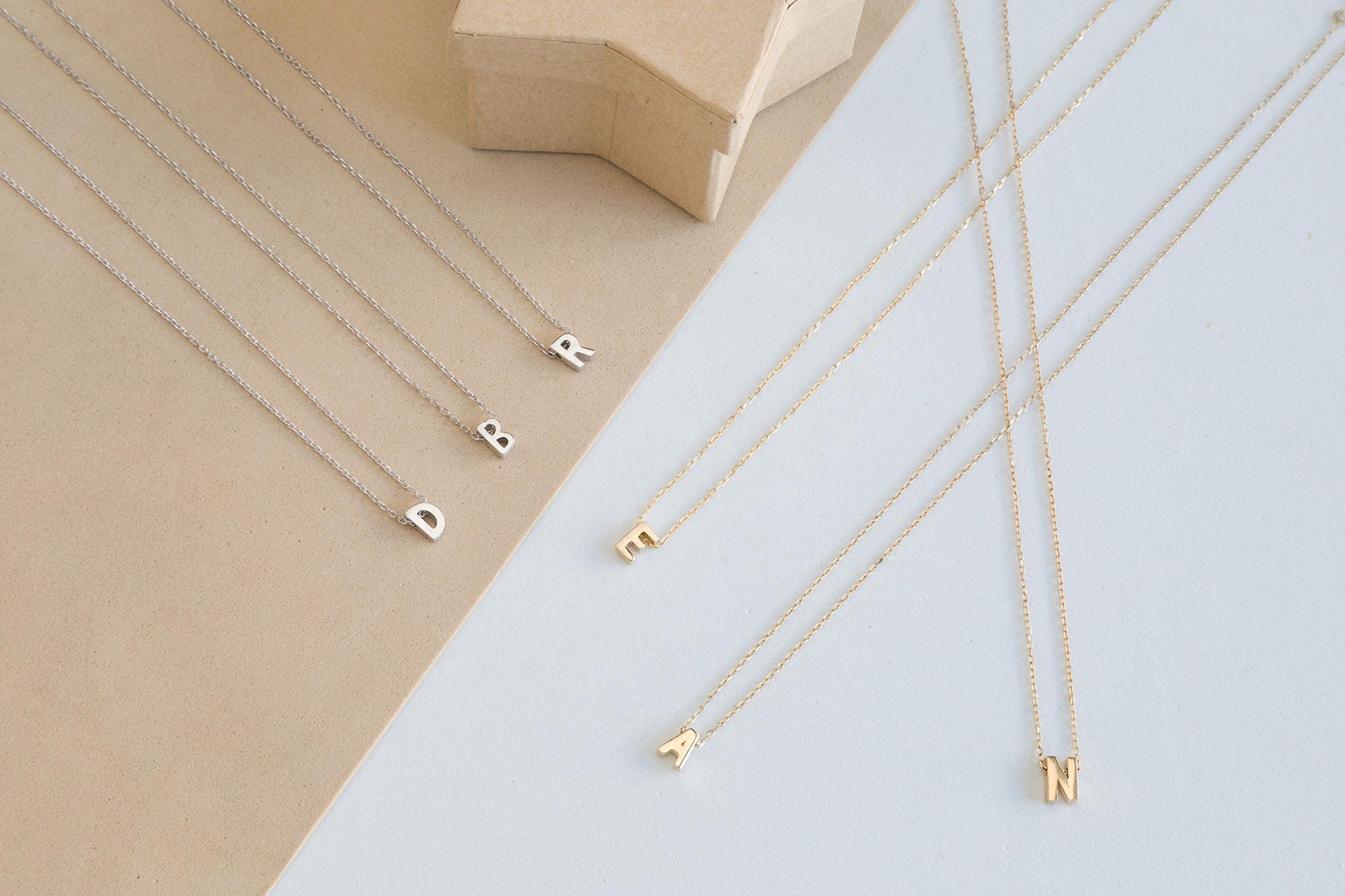Initials Necklace, Initials Pendant, Letter Necklace, Letter Pendant ...