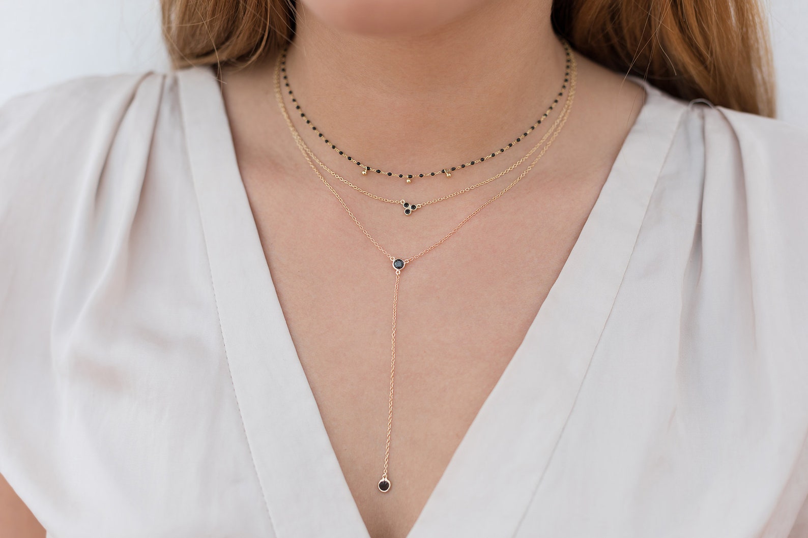 Ceramic Chain Necklace, Ceramic Beaded Necklace, Chain Necklaces ...