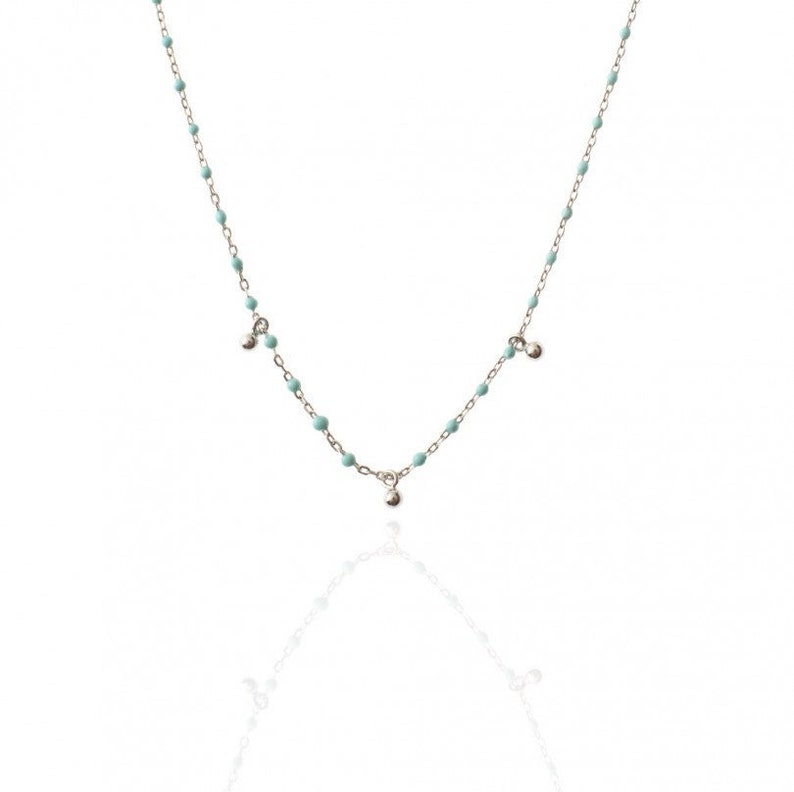 Ceramic Chain Necklace, Ceramic Beaded Necklace, Chain Necklaces ...