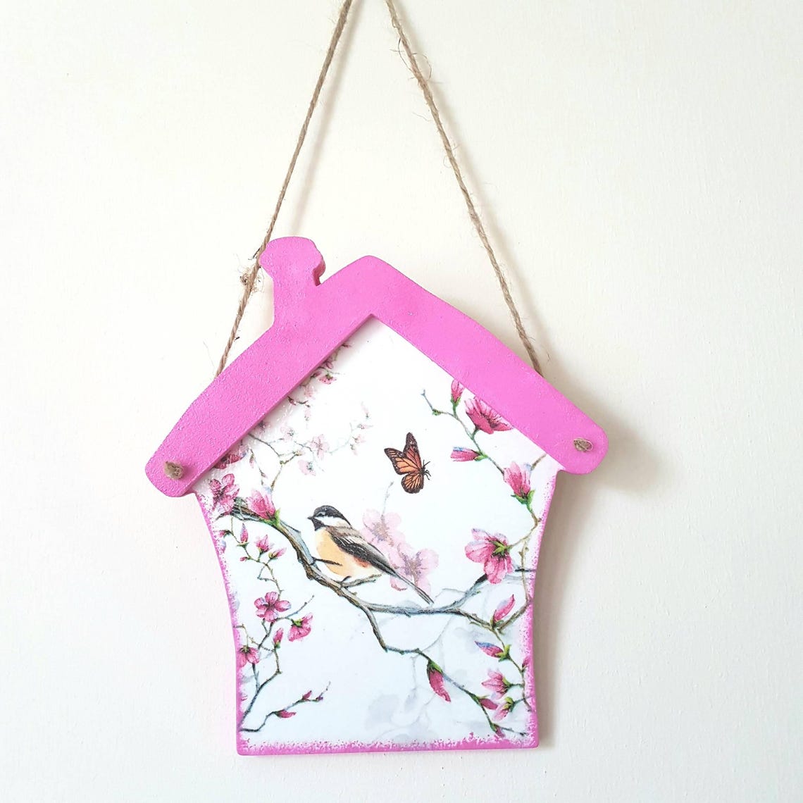 Bird Plaque,spring Decoration, Cute Birdie, Wall Plaque, Easter Decor ...