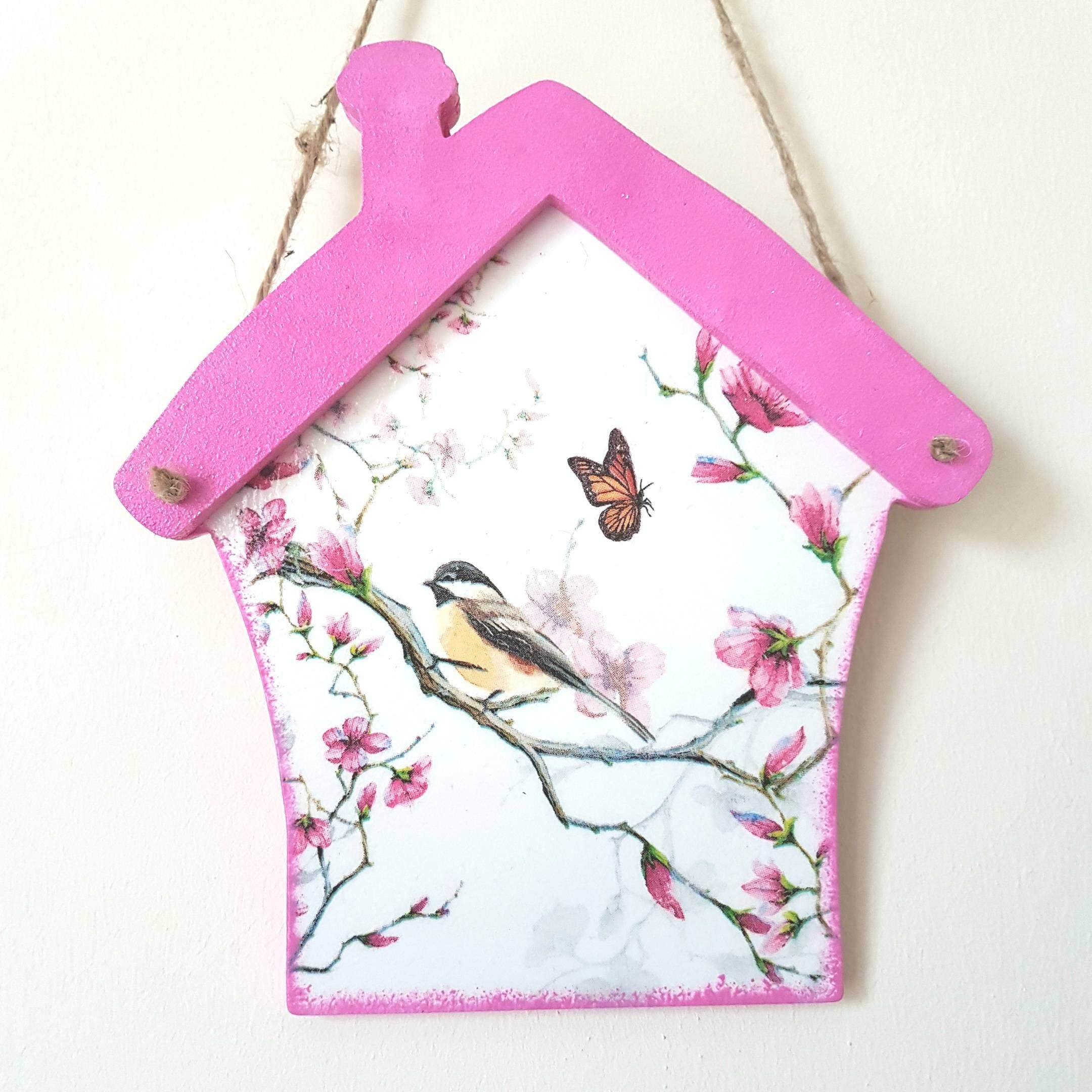 Bird Plaque,spring Decoration, Cute Birdie, Wall Plaque, Easter Decor ...
