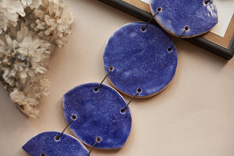 Ceramic Moon Phases Astronomy Lover Gift Crescent Moon Celestial Décor ...