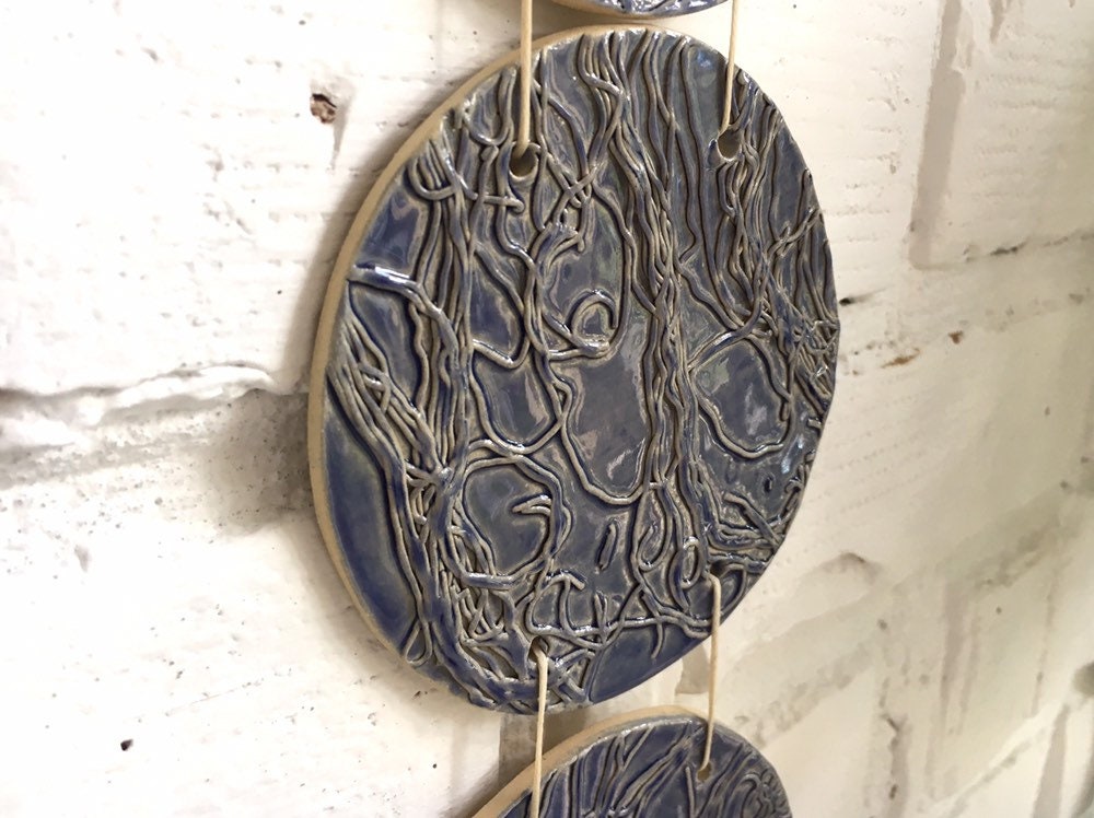 Moon Phases Wall Hanging Ceramic Wall Art for Interior - Etsy
