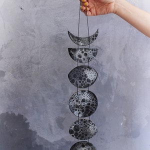 Moon Phases Wall Hanging Moon Calendar Ceramic Wall Art - Etsy