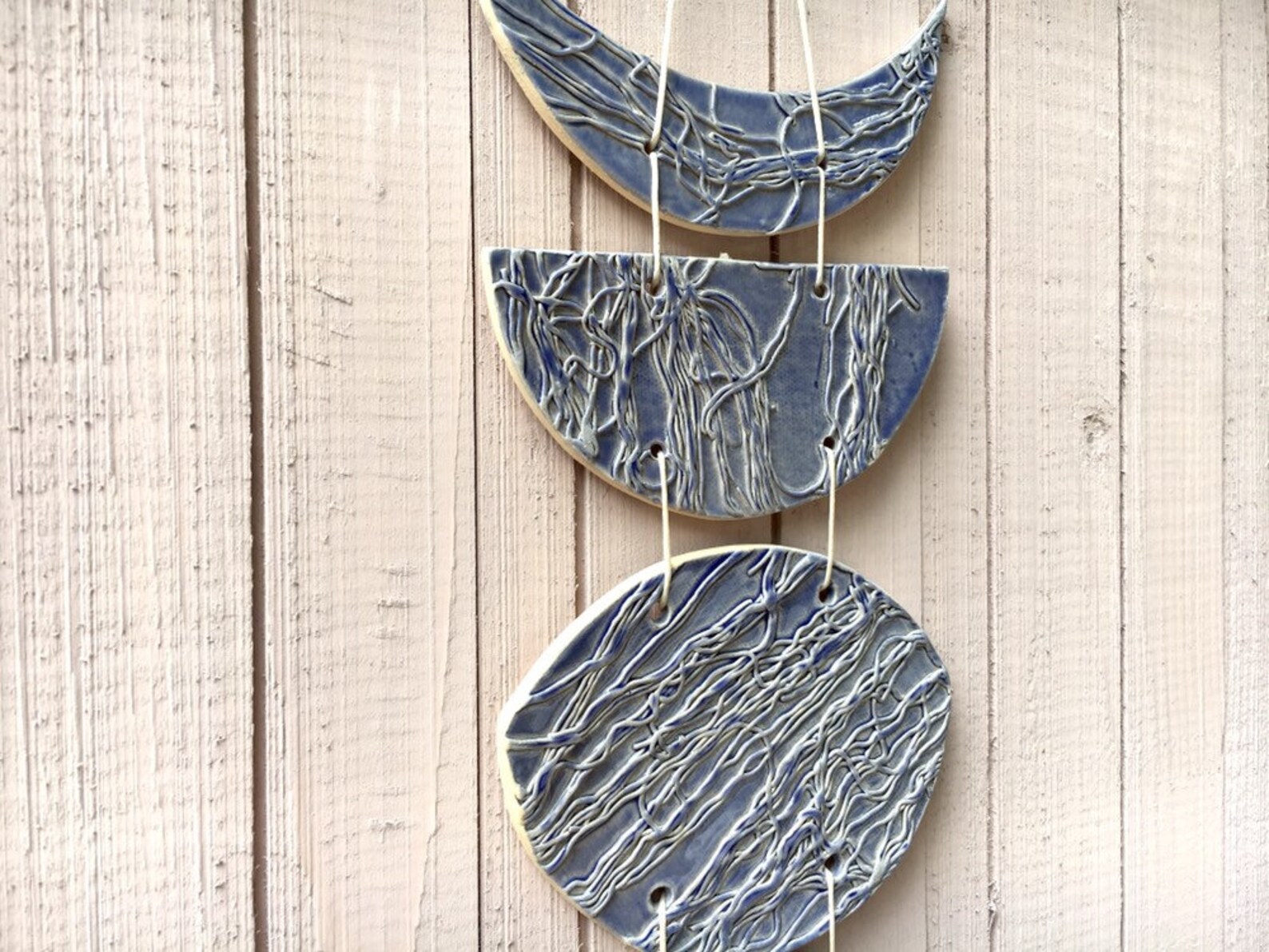 Moon Phases Wall Hanging Ceramic Wall Art for Interior - Etsy