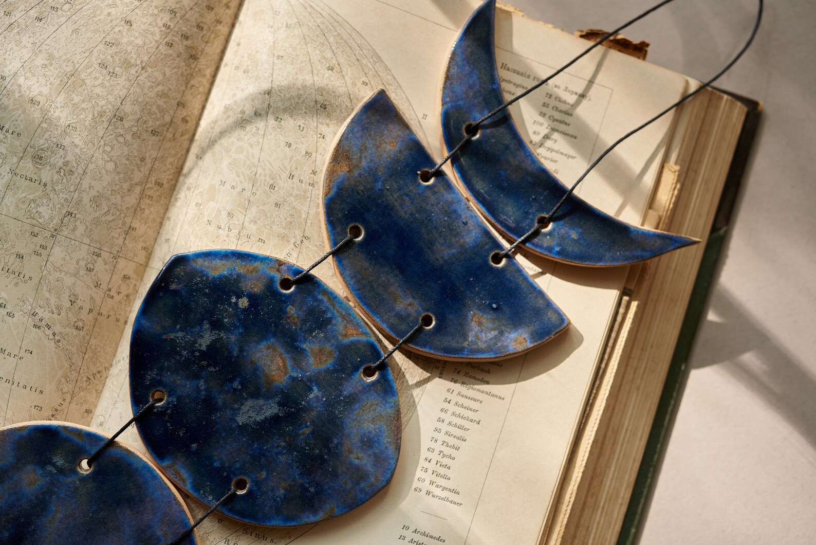 Ceramic Moon Phases Wall Hanging Pottery Wall Hanging - Etsy