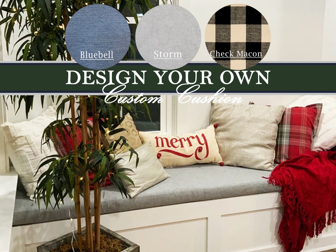 Custom Indoor Bench Cushion 3 Inch Thick - Etsy