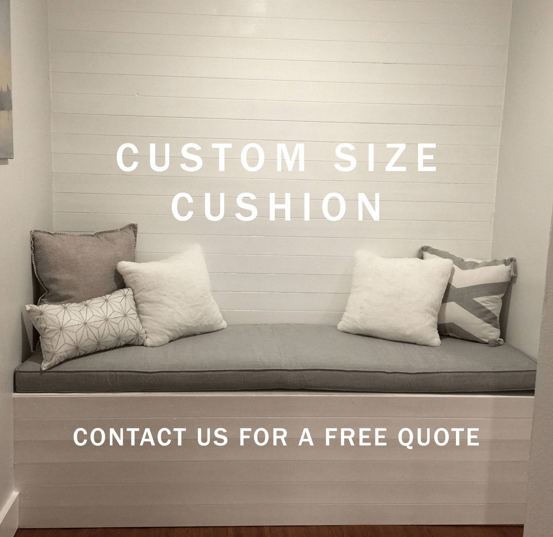 Bench Cushion Made to Order Modern Box Seat Cushion Custom - Etsy