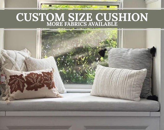 Custom Shaped Cushion, Window Seat Cushion, Bench Seat Cushions ...