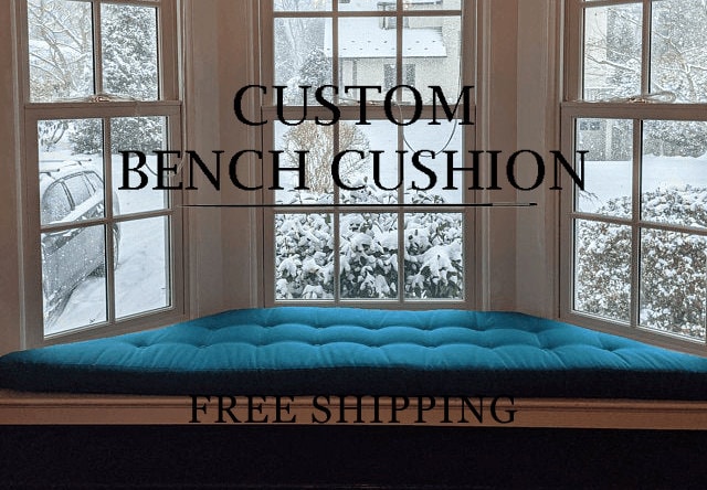 Custom Bay Window Seat Cushion - Etsy