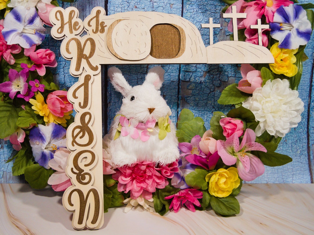 Easter Crosses Empty Tomb Door Corner Decor Laser Engraved - Etsy